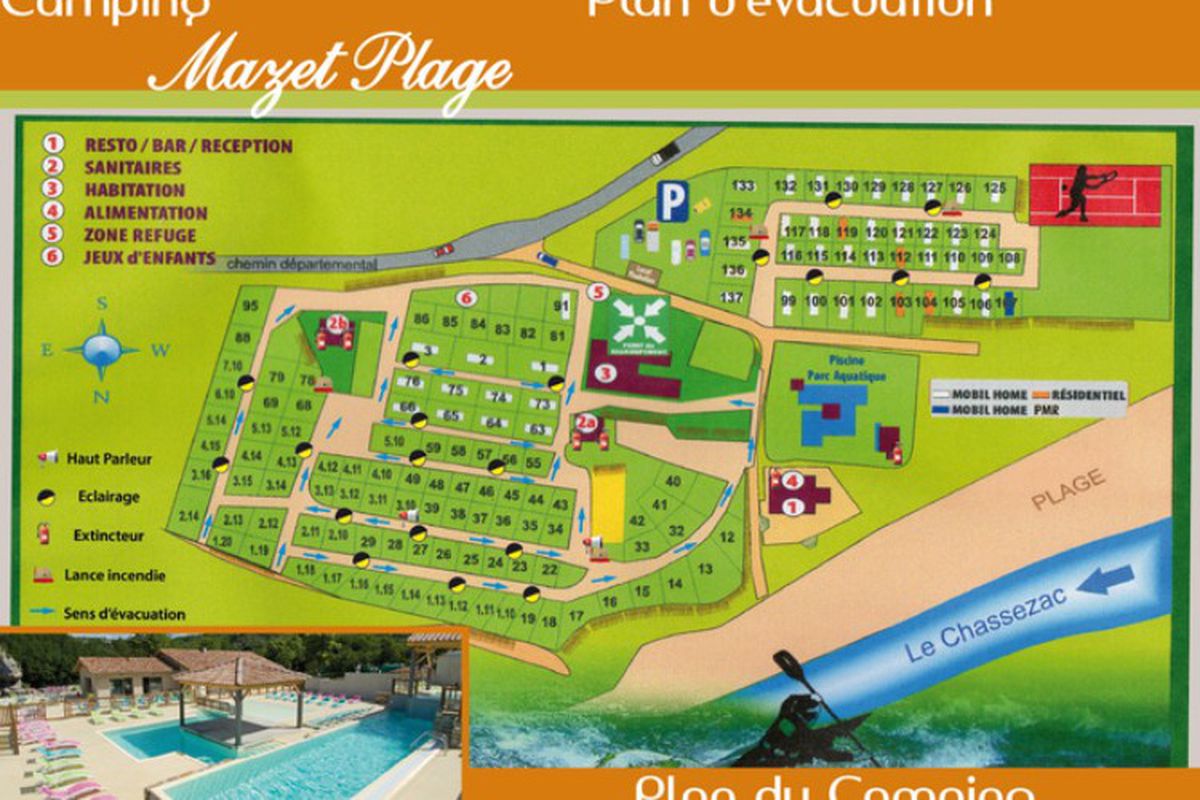Camping Mazet Plage - Berrias-et-Casteljau - tarifs et avis - Camping ...